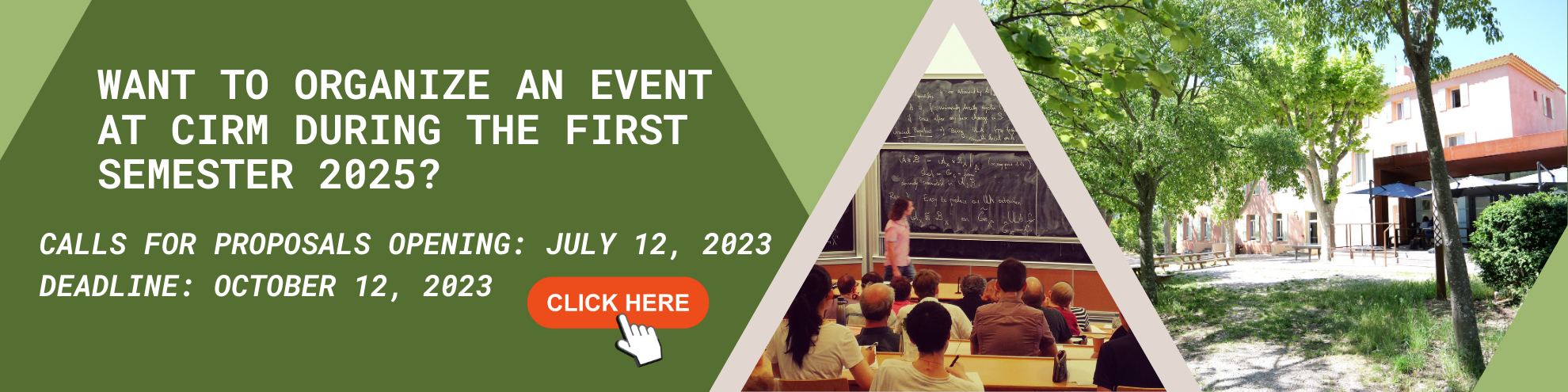 Home - CIRM - CENTRE INTERNATIONAL DE RENCONTRES MATHÉMATIQUES